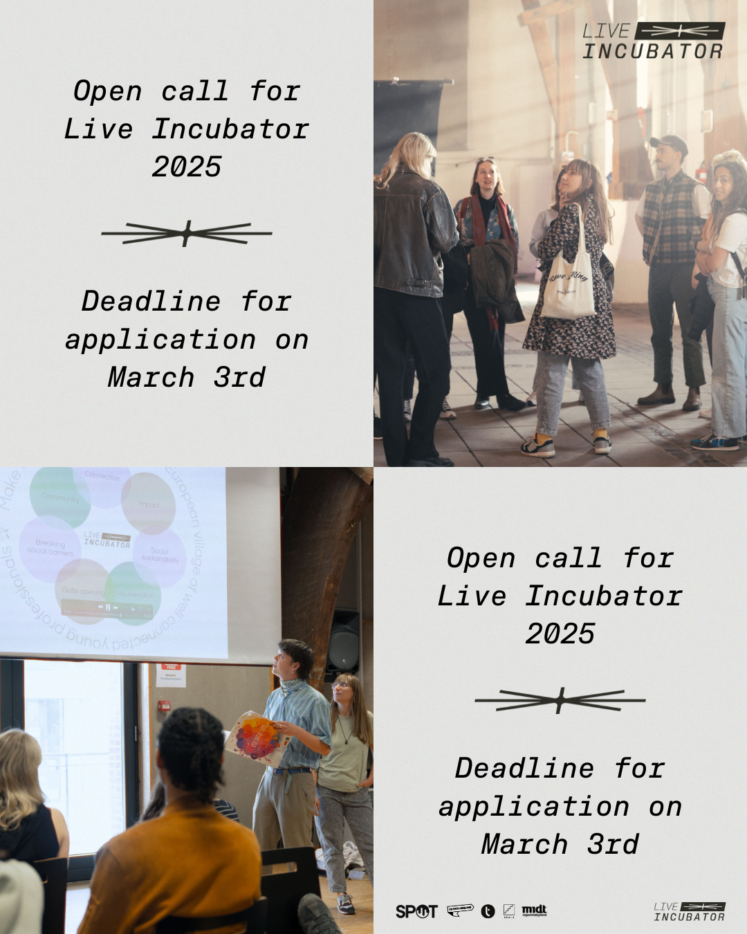 Become a part of Live Incubator 2025 // Bliv en del af Live Incubator ...